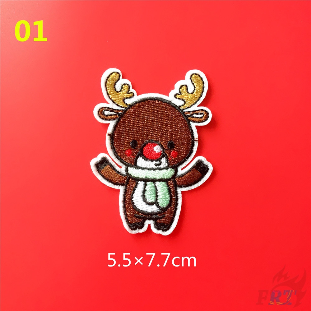 ☸ VSCO - Merry Christmas Patch ☸ 1Pc Xmas Diy Sew On Iron On Badges Patches | Shopee Thailand