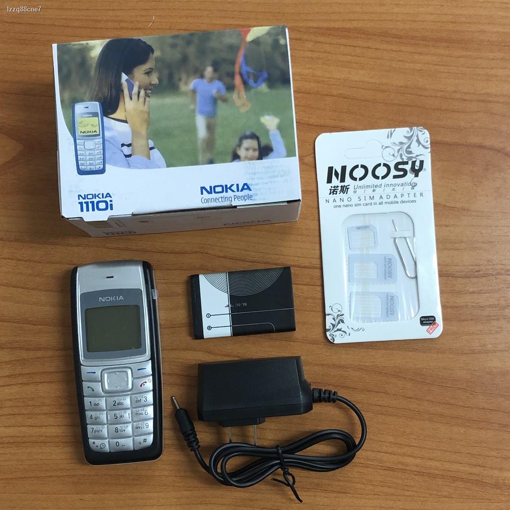 โทรศัพท์มือถือโนเกีย โทรศัพท์ปุ่ม Nokia 1110i เป็นของแท้ 100% ตัวอักษร ...