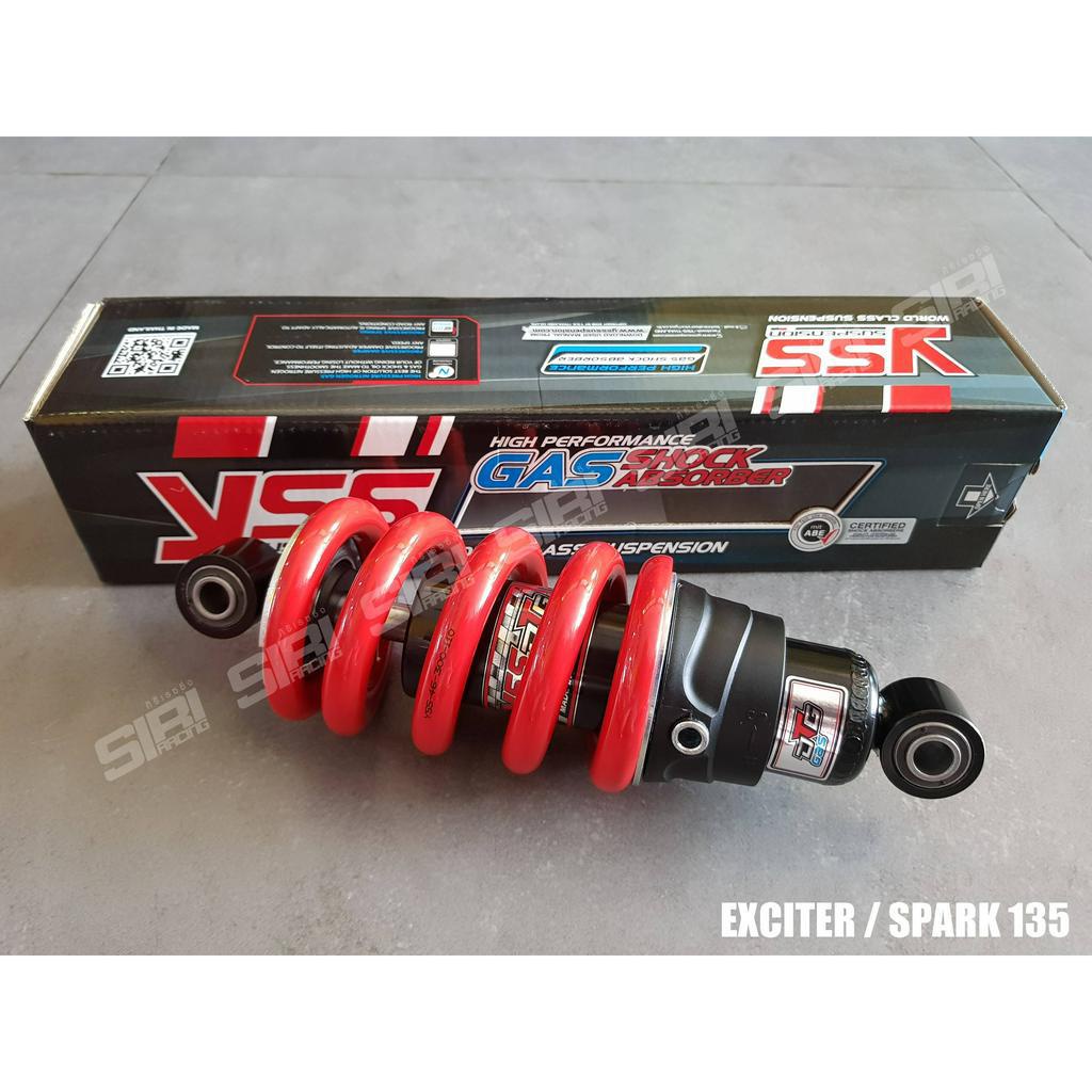 โช๊คหลัง YSS DTG EXCITER 150 / EXCITER 155 / SPARK135 / JUPITER สีแดง/ดำ | Shopee Thailand
