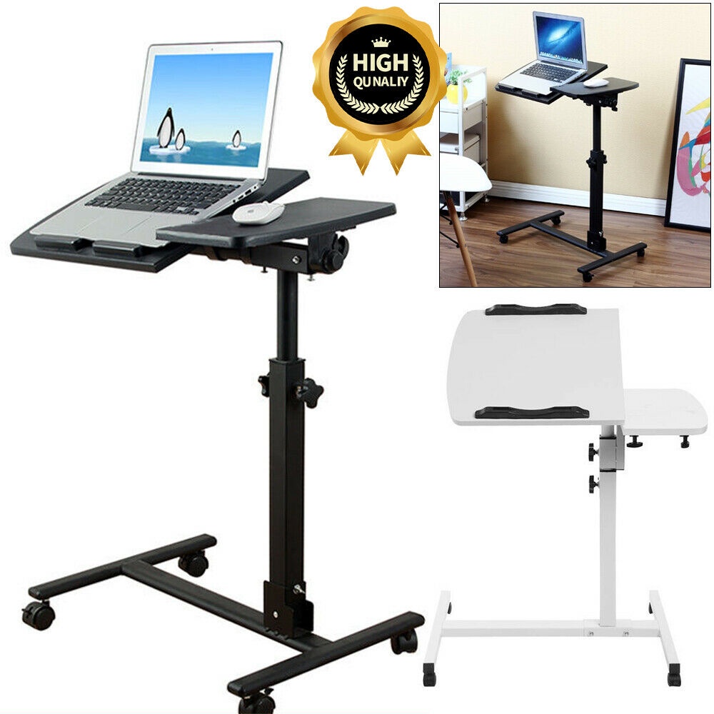 Adjustable Portable Laptop Desk Table Stand Lap Sofa Bed PC Notebook ...