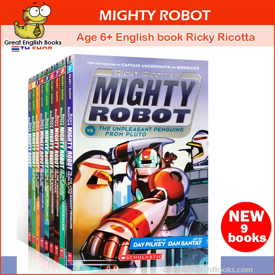 *พร้อมส่ง* หนังสือชุด Mighty Robot จำนวน 9 เล่ม ⚡️ Ready Stock Ricky ...