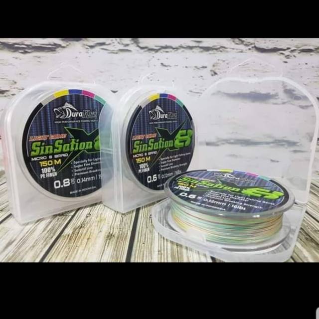 Pe DURAKING SINSATION X8 (สี MULTICOLOR) 150ม | Shopee Thailand