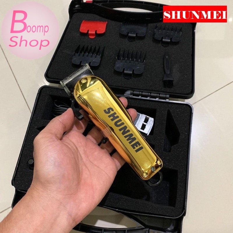 Boomp shop แบตตาเลี่ยน ไร้สาย ตัดผม SHUNMEI 808A | Shopee Thailand