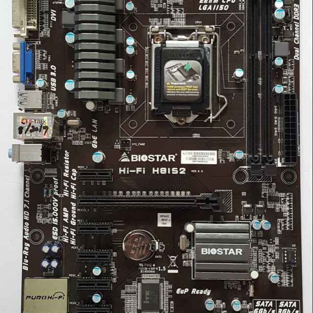 Mainboard Biostar Hi-Fi H81S2 -Socket 1150 (110) | Shopee Thailand