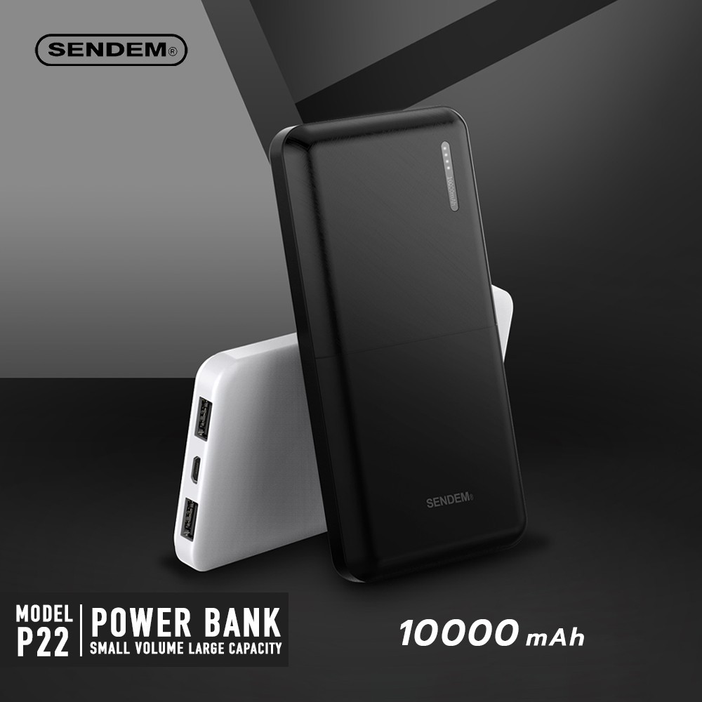 Power bank Sendem รุ่น P22 ขนาด 10000mAh | Shopee Thailand