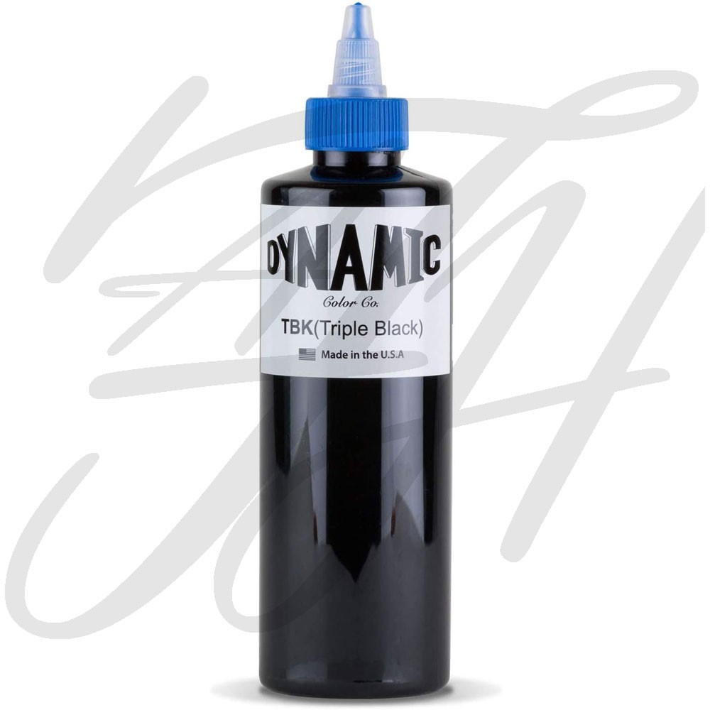 DYNAMIC TBK 8oz Triple Black Color Tattoo Ink หมึกสักไดนามิคสีดำเข้ม3 ...