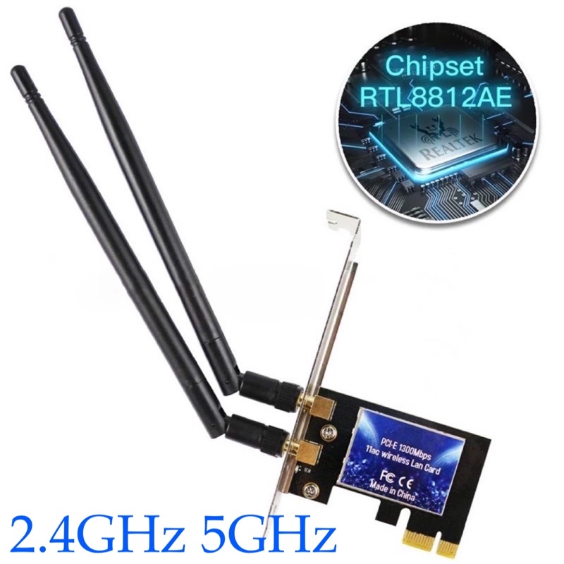 Dual Band 1200Mbps WiFi IPCIe Wireless Wifi Wifi Wifi 2.4G/5Ghz 802 ...
