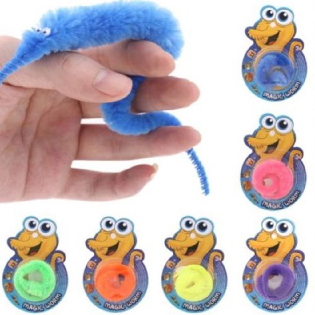 Funny Magic Worm Trick Plush Wiggle Stuffed Animals Toy | Shopee Thailand