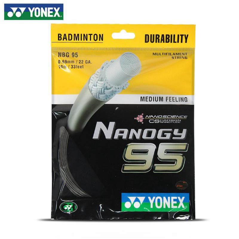 เอ็นแบดมินตัน yonex BG95 NANOGY :: Badminton String | Shopee Thailand