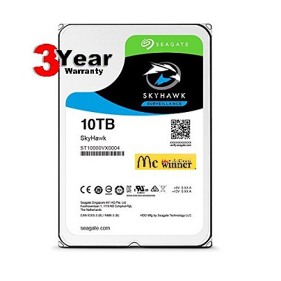 10TB HDD (ฮาร์ดดิสก์) SEAGATE SKYHAWK SATA3 (ST10000VX0004) - รับประกัน ...