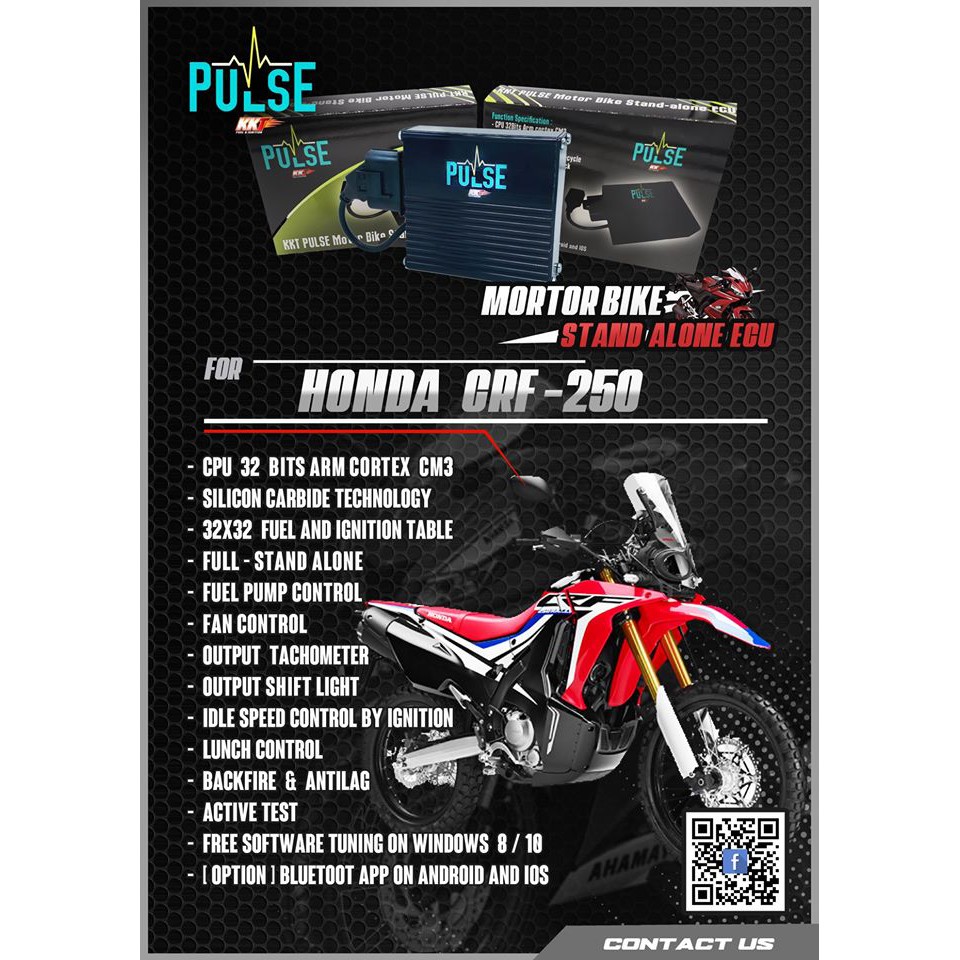 กล่องจูน KKT PULSE สำหรับมอเตอร์ไซค์ แบบ Plug&Play ใช้แทนกล่อง ECU เดิม ...
