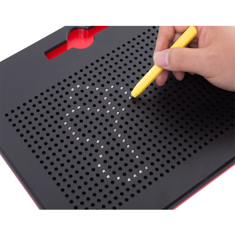 Magnetic Tablet Drawing Board Pad Toy Bead Magnet Stylus Pen Alphabet ...