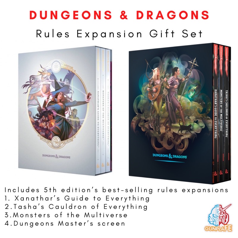[ส่งฟรี] Dungeons & Dragon Rules Expansion Gift Set ดำ/ขาว | Shopee ...