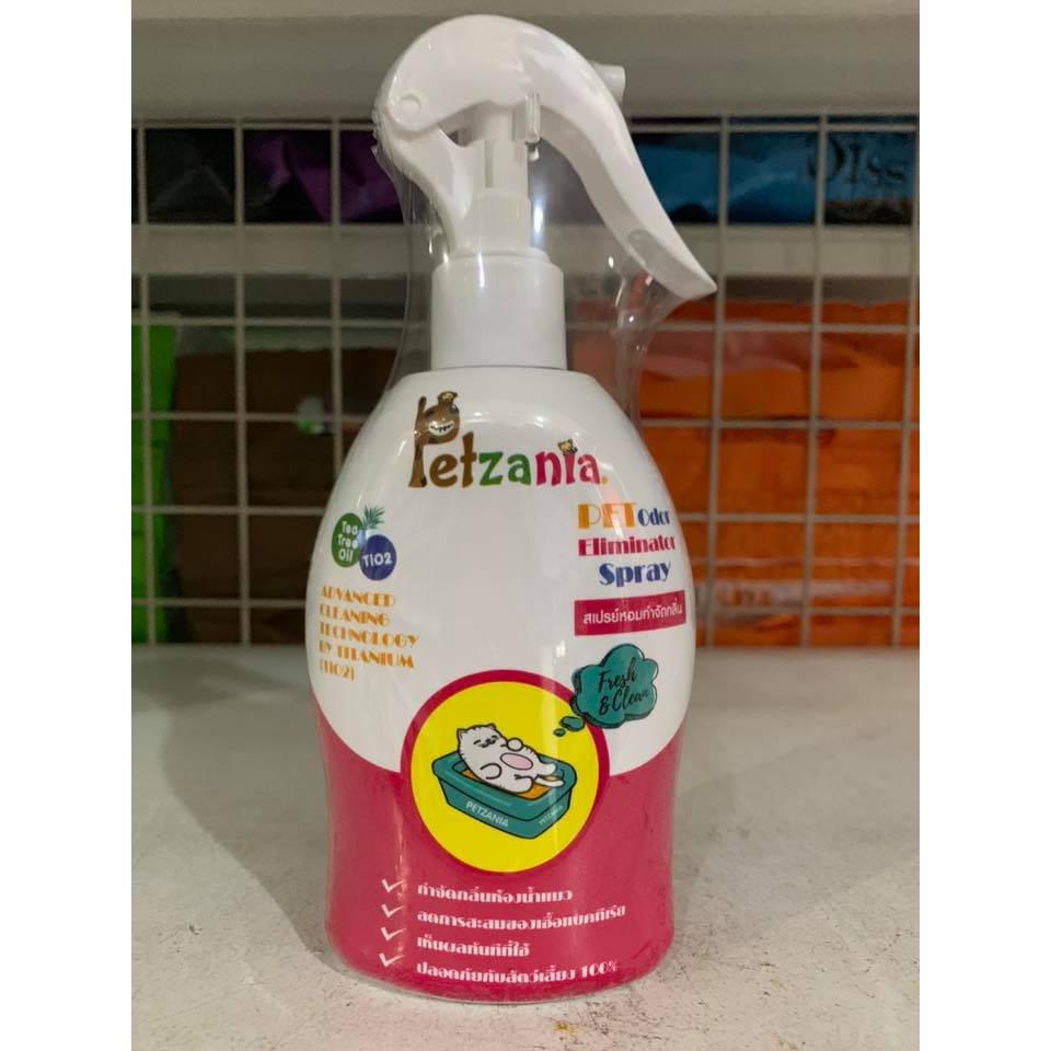 Petzania-สเปรย์หอมกำจัดกลิ่นทรายแมว 250 มล. | Shopee Thailand