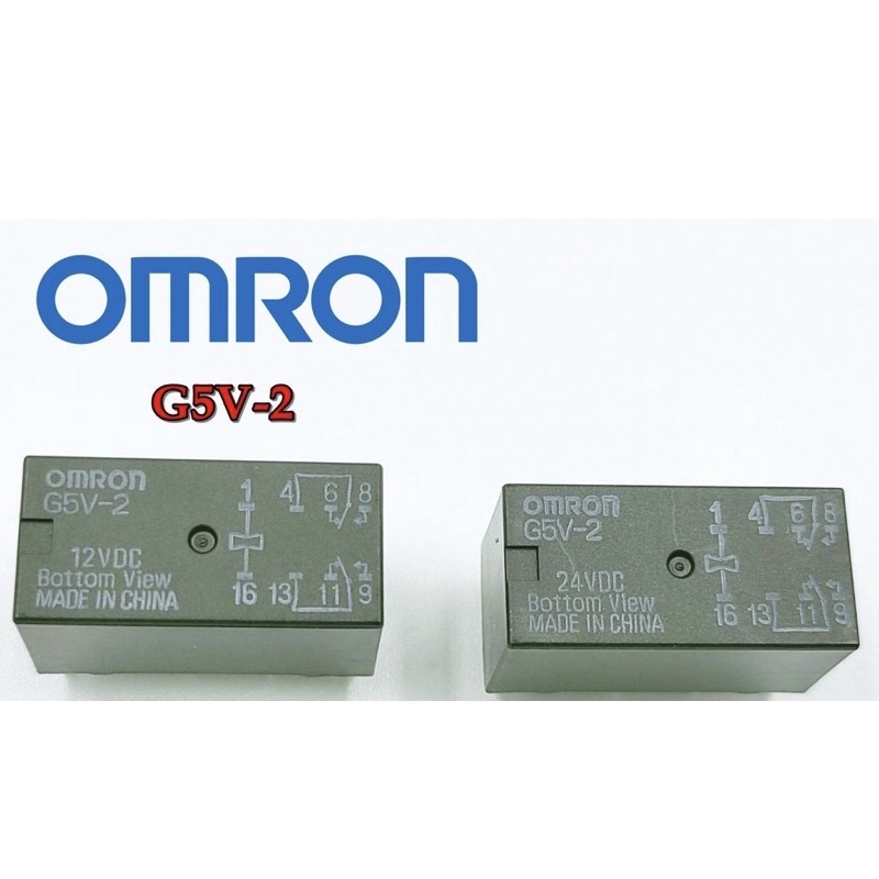 (1 ชิ้น) G5V-2-12VDC G5V-2-24VDC signal relay ยี่ห้อ OMRON 8 แท้ Original รีเลย์ สัญญาณ 12v 24v ...