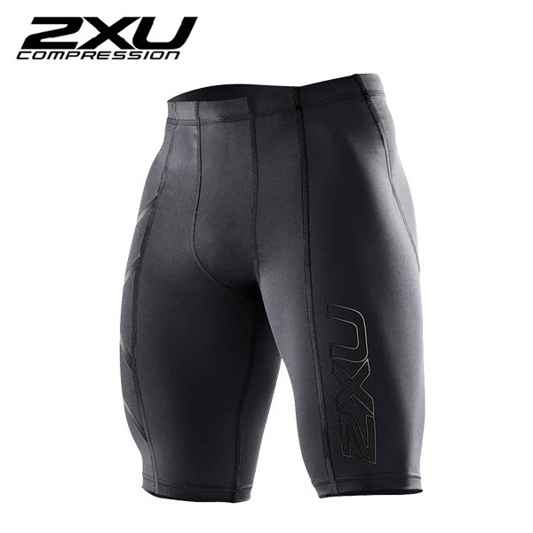 กางเกงรัดกล้ามเนื้อ ZXU Men's Compression Short Black/Black | Shopee ...