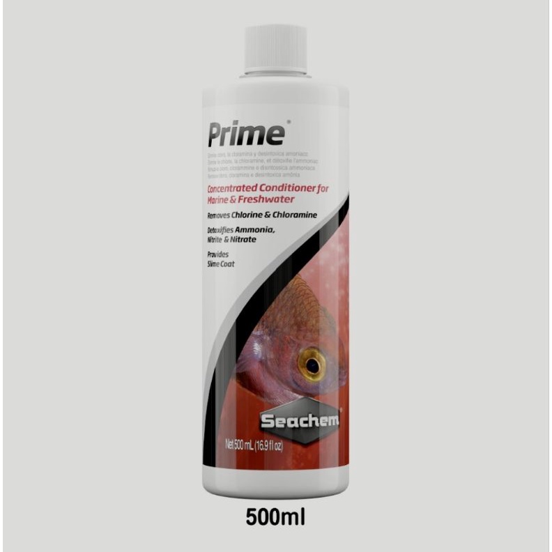 Seachem Prime® สำหรับขจัดคลอรีน, คลอรามีน, แอมโมเนีย, ไนไตรท์ | Shopee ...