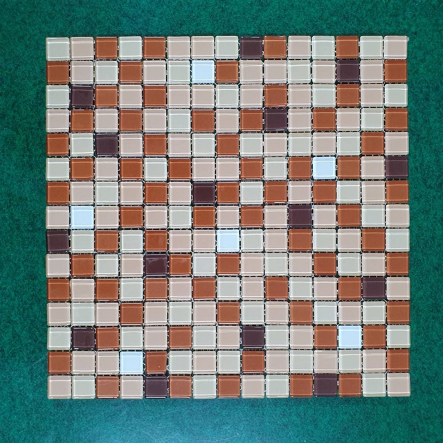 12x12 Cotto กลาส เบลนด์ น้ำตาล 03,04,05 (06S) glass blend ceramic tile ...