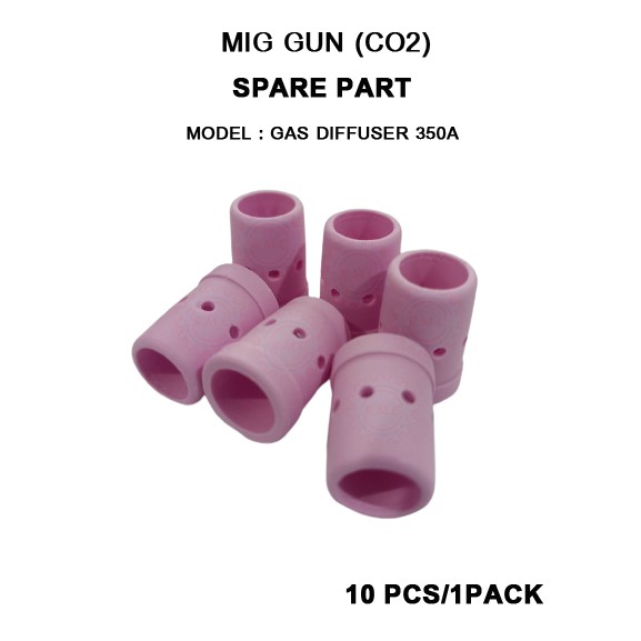 Gas Diffuser Orifice แก๊ซดิฟฟิวเซอร์ อะไหล่ปืนเชื่อม MIG CO2 350A และ ...