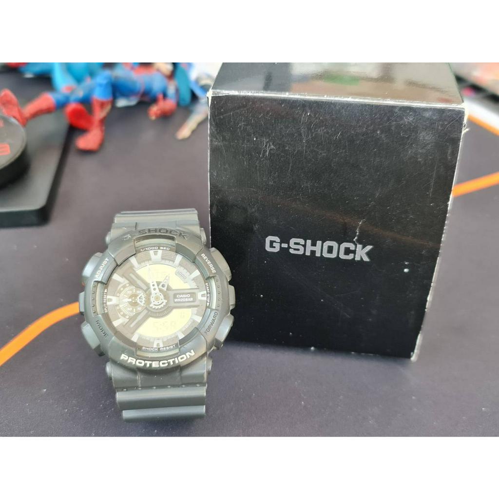 Casio G-Shock นาฬิกาข้อมือผู้ชาย สีเทา สายเรซิ่น รุ่น GA-110C-1A ของแท้ ...