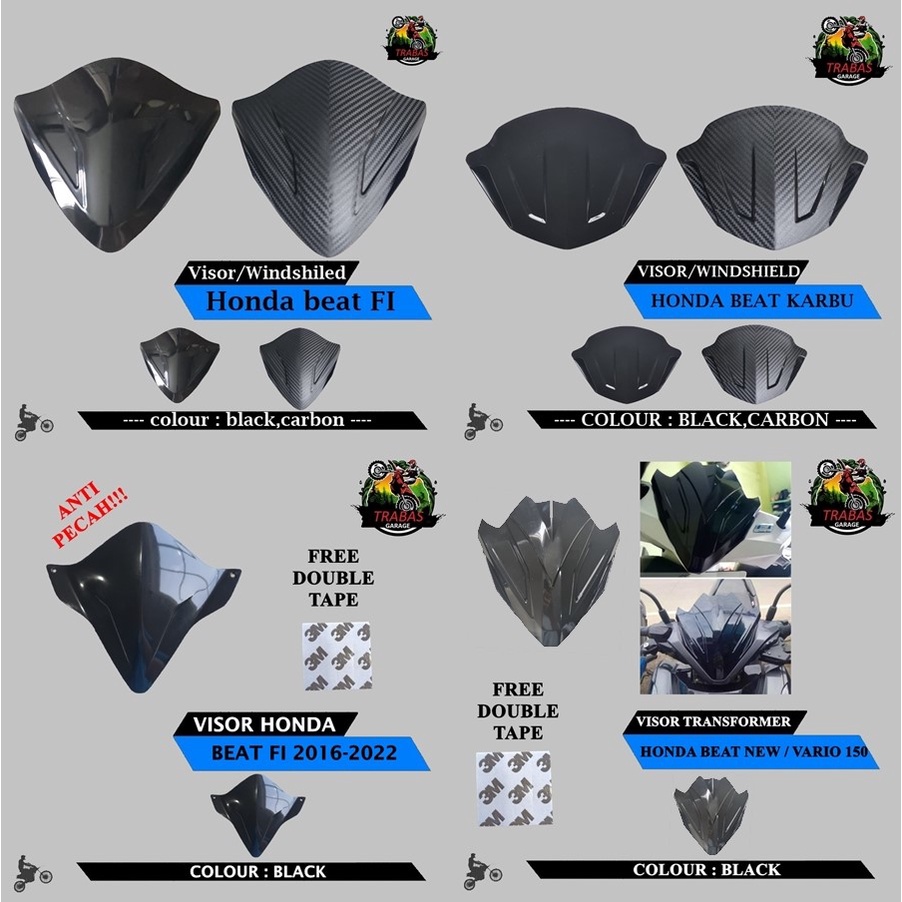 Visor BEAT NEW FI F1 ESP CARBU CARBU WINDSHIELD WINDSHIELD WINDSHIELD ...