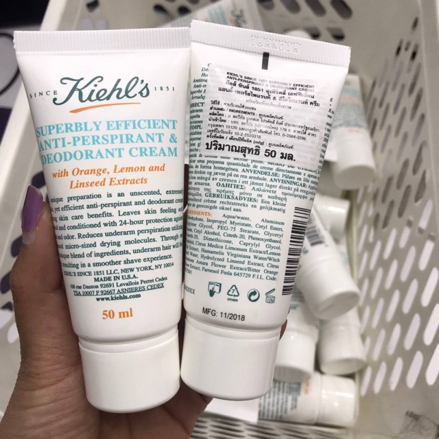 Kiehl’s Superbly Efficient Anti-Perspirant & Deodorant Cream 50 ML ...