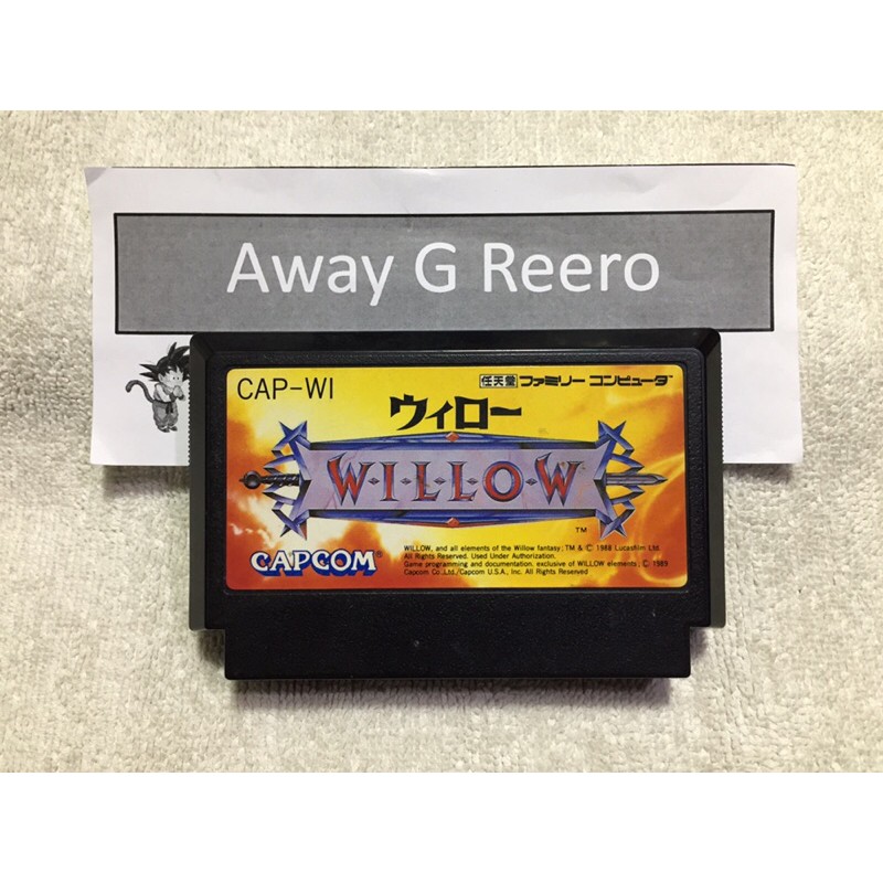 Willow ตลับ Famicom (FC) ของแท้จากญี่ปุ่น สภาพสวย CAP-WI | Shopee Thailand