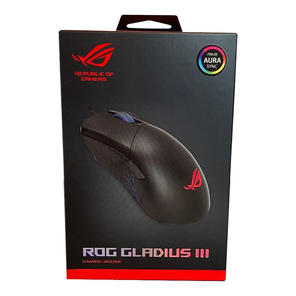 ASUS P514 ROG Gladius III Wired Optical Gaming Mouse 90MP0270-BMUA00 ...