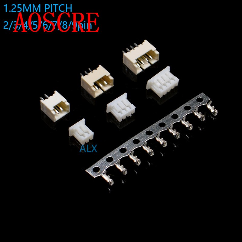 ตัวเชื่อมต่อ MICRO JST 1.25 2 3 4 5 6 pin 1.25 มม. 20 ชุด พร้อมขั้วต่อ 1.25-2p 3p 4p 5p | Shopee ...