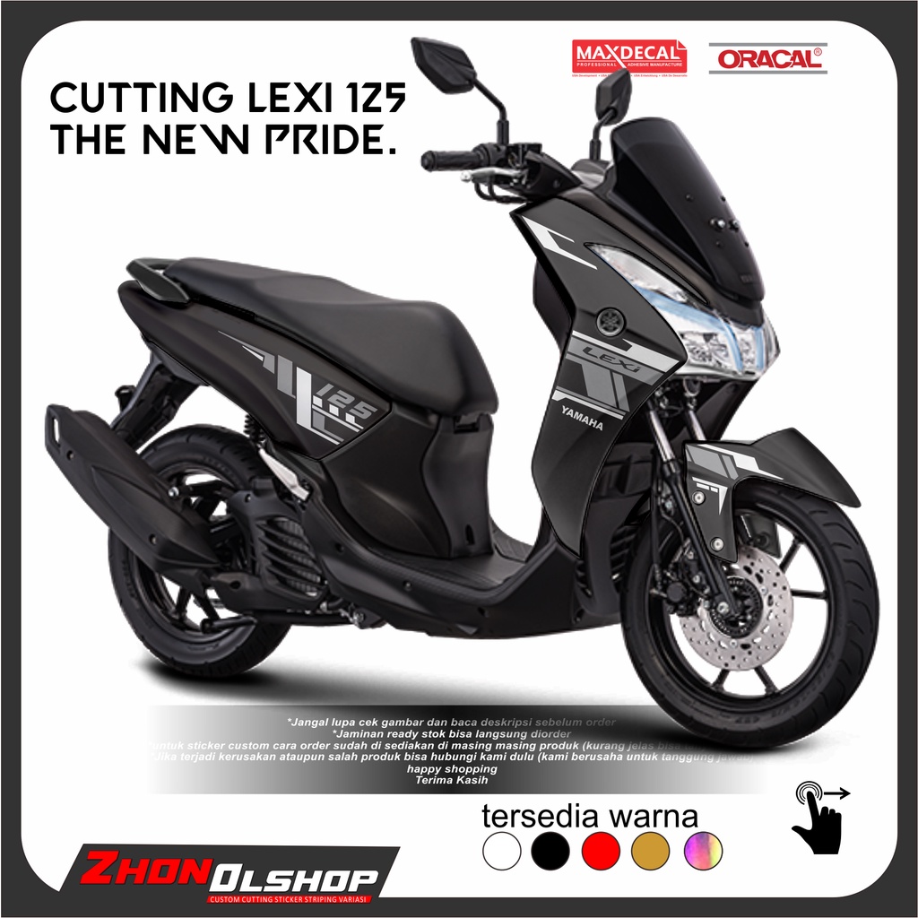 LEXI สติ๊กเกอร์ตัดแถบตัวแปร LEXI 125 2017 2020 สติ๊กเกอร์ VARIATIONS ...