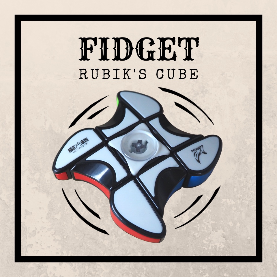 Fidget Rubik's cube สปินเนอร์รูบิค เเบบกงจักร | Shopee Thailand