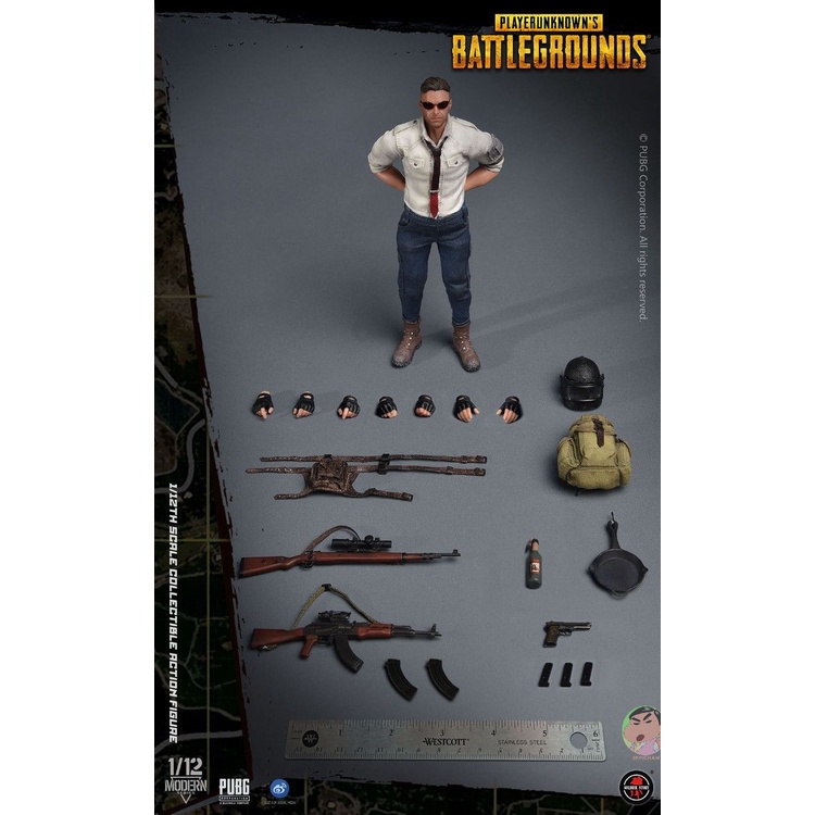Soldierstory 1/12 SSG-001 PUBG Figma Action figure | Shopee Thailand
