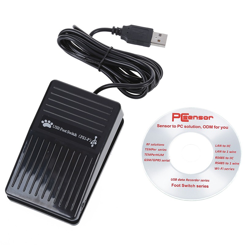 USB Foot Pedal Switch Control Keyboard Action for PC Computer Games New ...