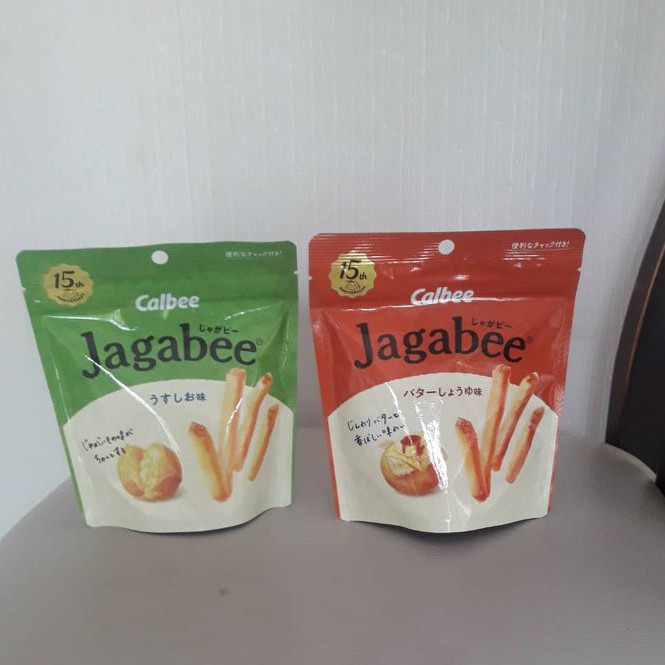 Calbee Jagabee (38-40g) คาลบี้ มันฝรั่งแท่งอบกรอบญี่ปุ่น ถุงเล็ก มันฝรั่งแท่ง จากญี่ปุ่น (ชนิด ...