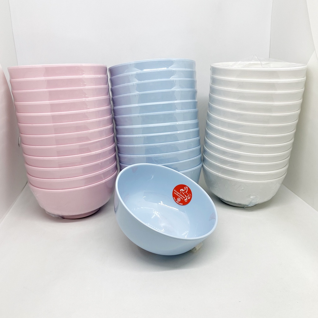 [12ใบ] ชามเมลามีน 4.5 นิ้ว ชามข้าว ชามแบ่ง ตราม้าทอง Golden Horse ; รวม 12ใบ Melamine Rice Bowl ...