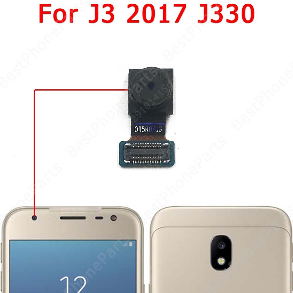 แท้ อะไหล่โมดูลกล้องเซลฟี่ ด้านหน้า และหลัง สําหรับ Samsung Galaxy J3 2018 2016 2017 J337 J320 ...