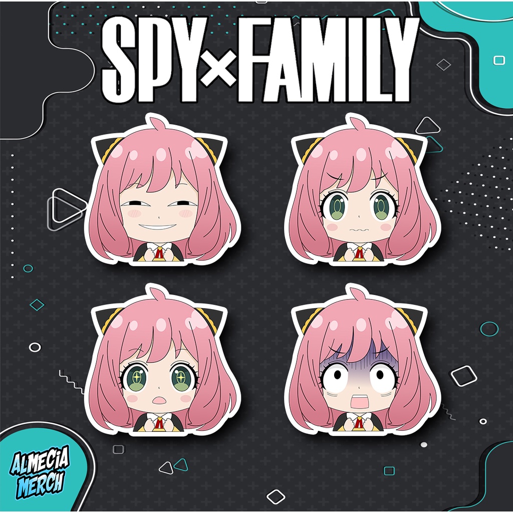สติ๊กเกอร์ Anya Forger / Anime Spy X Family Anya Forger Expression Smug ...