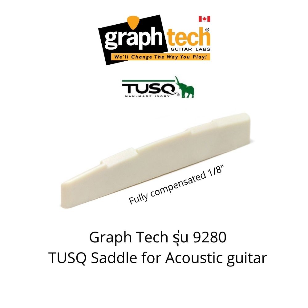 TUSQ Saddle PQ-9280 1/8" Fully Compensated for Acoustic guitar | Shopee ...