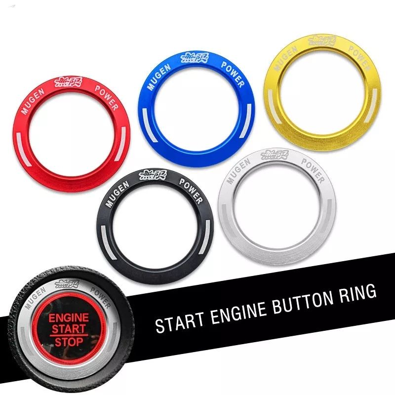 Mugen แหวนครอบปุ่มสตาร์ทรถยนต์ Push Start อลูมีเนียมอัลลอย | Shopee ...