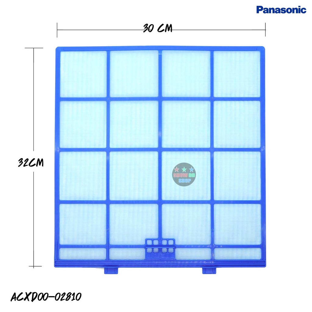 ฟิลเตอร์แอร์ Panasonic ACXD00-02810 ACXD00-02820 แท้ แผ่นเล็ก 9000 ...