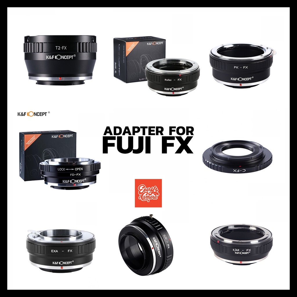 Adapter fujifilm fx (fd-fx, md-fx, om-fx, M42-fx, cy-fx, lr-fx, eos-fx ...