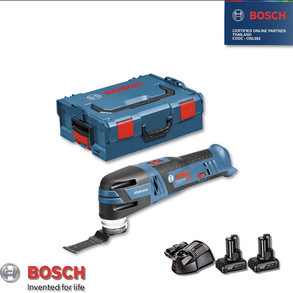 BOSCH GOP 12V-28 (Kit) เครื่องตัดอเนกประสงค์ 12V พร้อมชุดแบตและแท่น ...