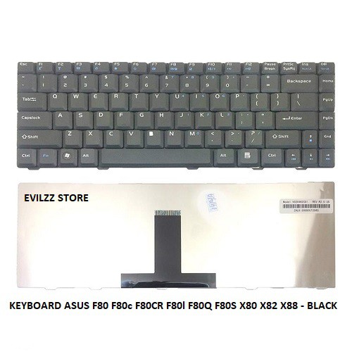 คีย์บอร์ด KEYBORD KEYBOD KEIBOARD KIBORD KIBOT KEYPAD ASUS F80 F80c ...