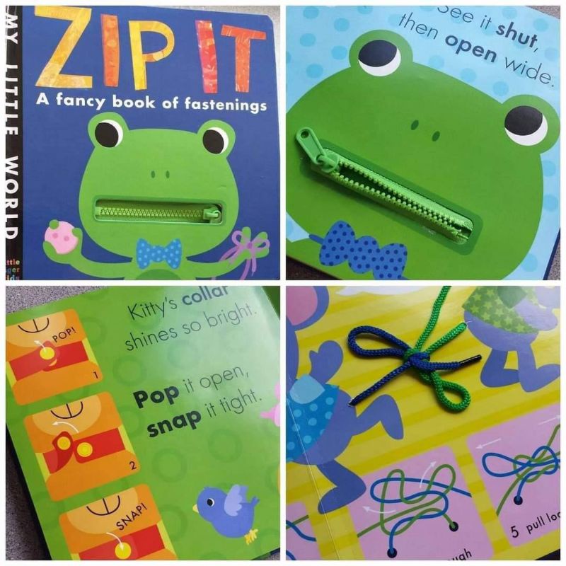 Zip It a first book of fastener | Shopee Thailand
