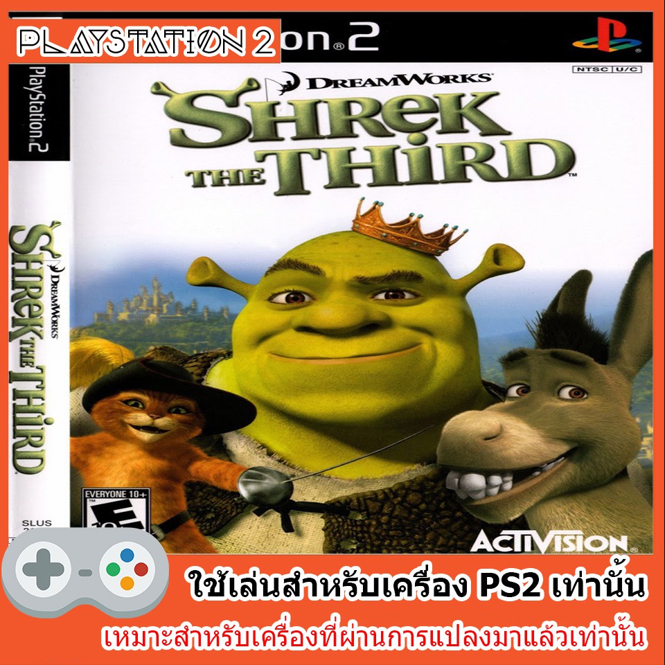 แผ่นเกมส์ PS2 - DreamWorks Shrek - SuperSlam (USA) | Shopee Thailand