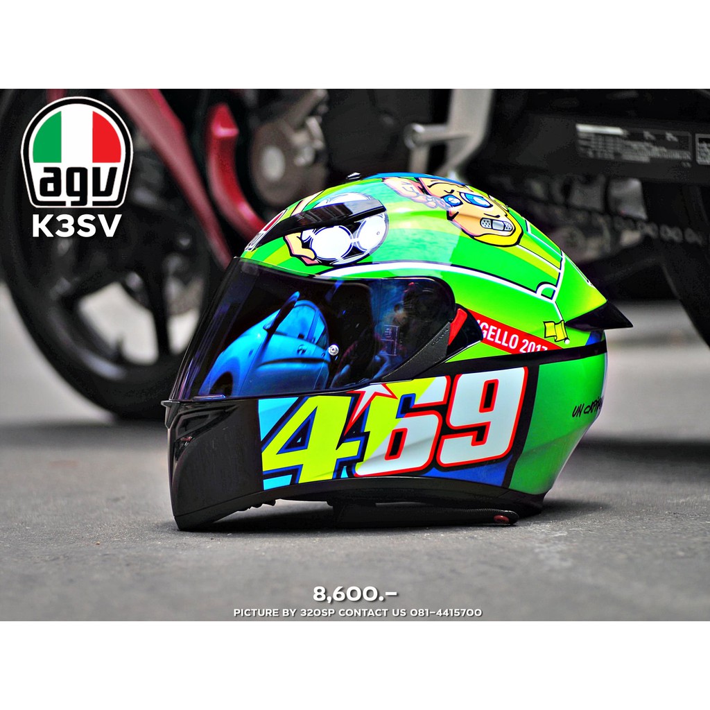 หมวกกันน็อค AGV K3SV 2021 [ส่งฟรี!!!] | Shopee Thailand