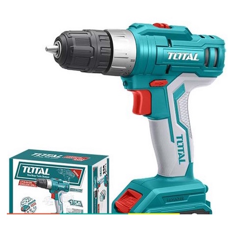 TOTAL TDLI1221 ชุดสว่านแบตเตอรี่ไร้สาย สว่านไร้สาย แบตเตอรี่ 12 โวลต์ ...