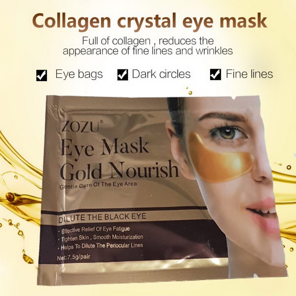 Zozu Eye Mask Gold Nourish แผ่นมาส์กบำรุงรอบดวงตา มาส์กใต้ตา ลดใต้ตาดำ ...