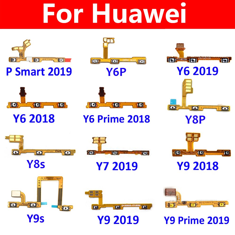 เปิดปุ่มปิดสําหรับ Huawei Y5 Y6 Pro Y7 Y9 Prime 2017 2018 2019 Y6P ...