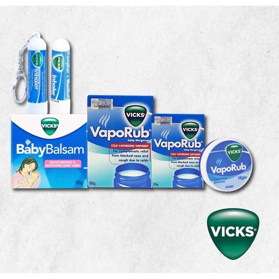 vicks vaporup 10g,25gm,50gm, / vick inhalor(ย าดม0.5ml) /vicks ...